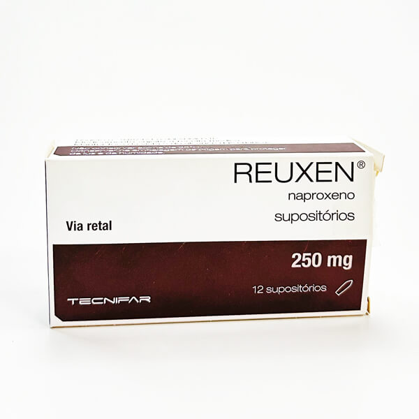 REUXEN - 12 supositórios 250mg - Tecnifar